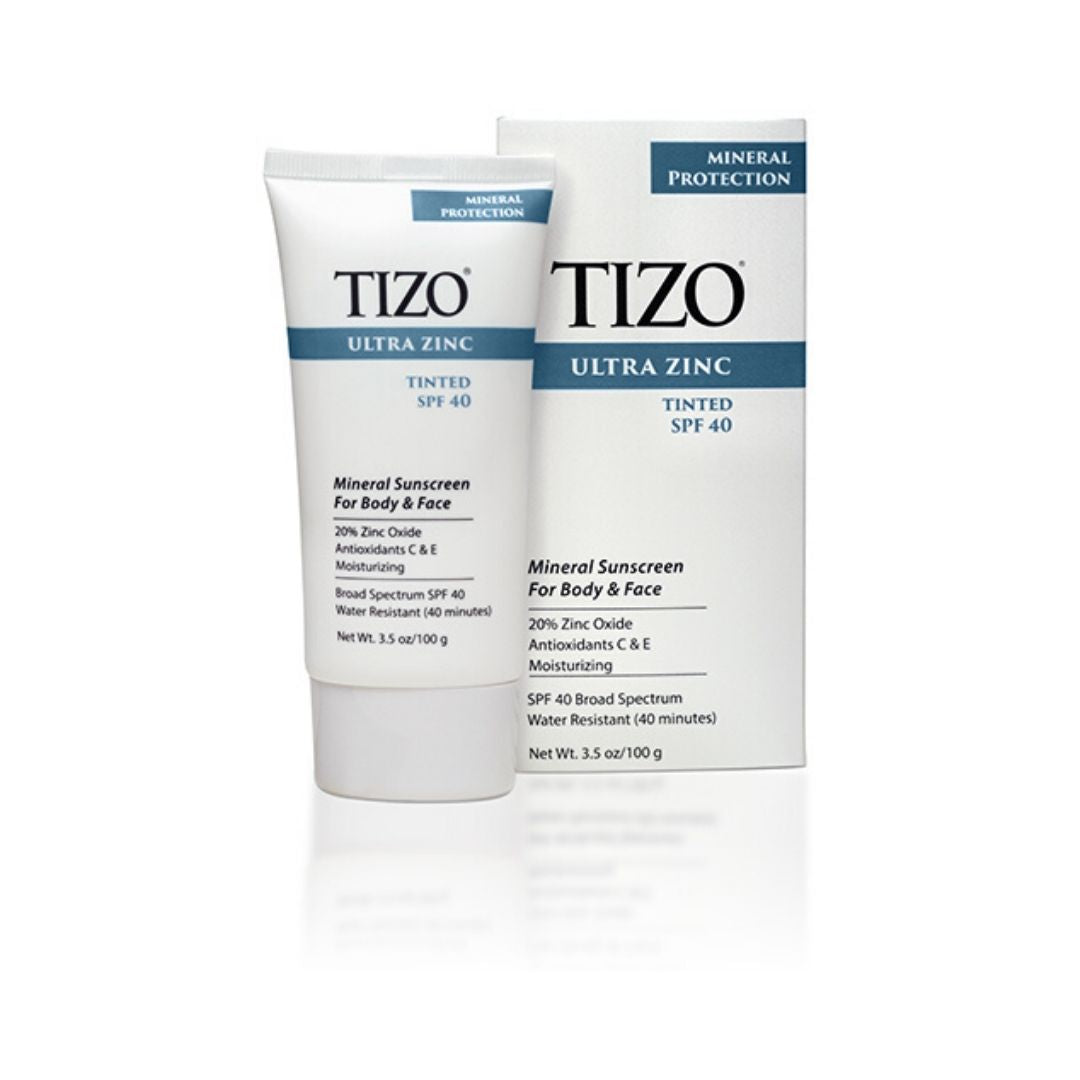 TIZO® Ultra Zinc Mineral Sunscreen Tinted SPF 40 - DERMO28 – Dermo28 Canada
